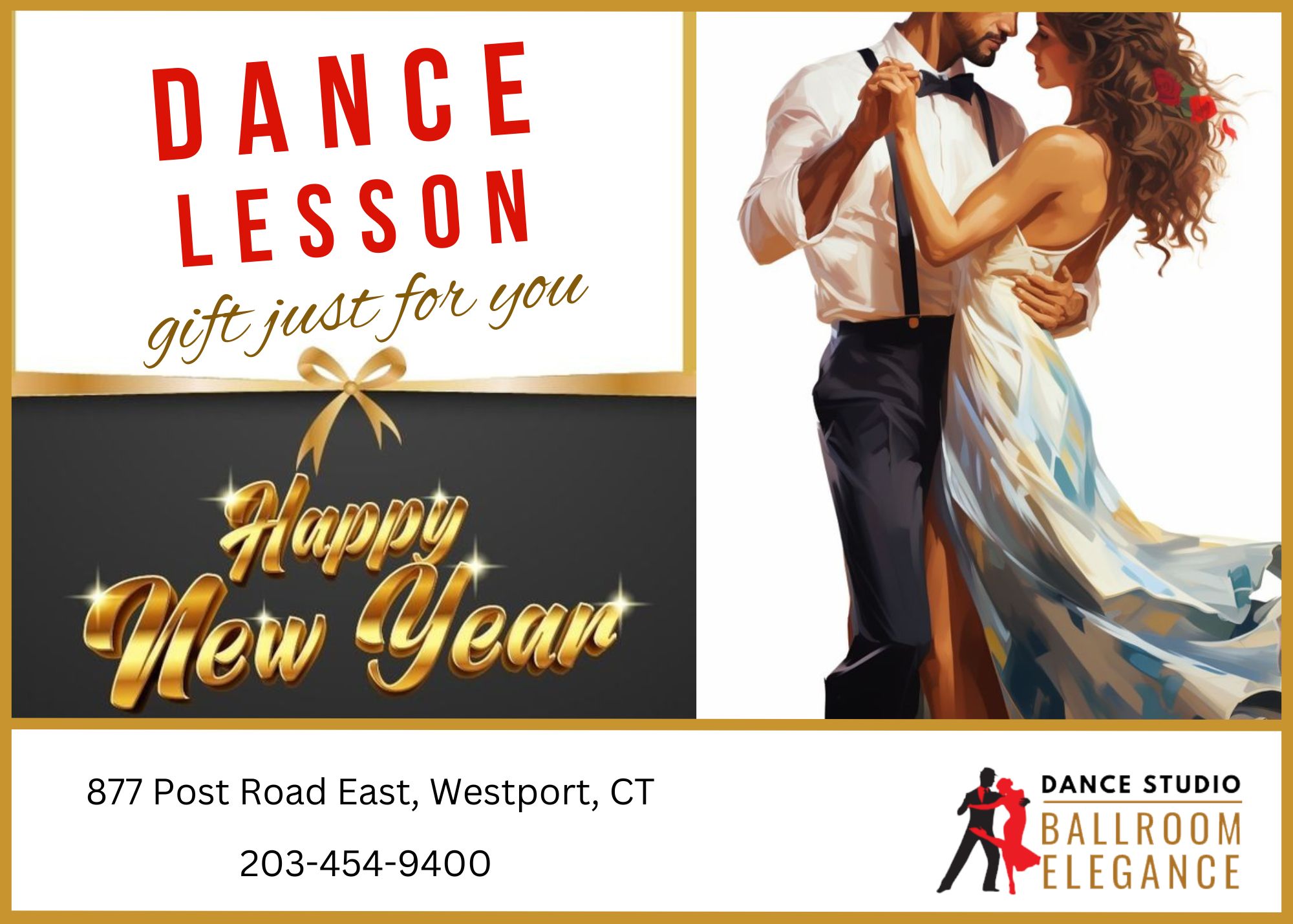 Ballroom Dance Lessons Gift Card - The Perfect Gift